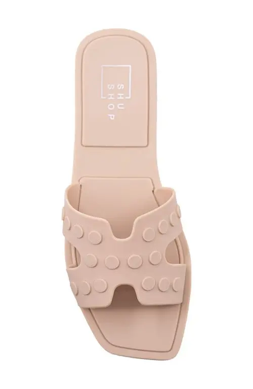 SHU SHOP Waterproof Slide Sandal - Beige