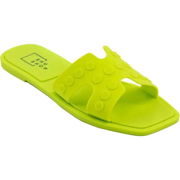 SHU SHOP Waterproof Slide Sandal - Lime
