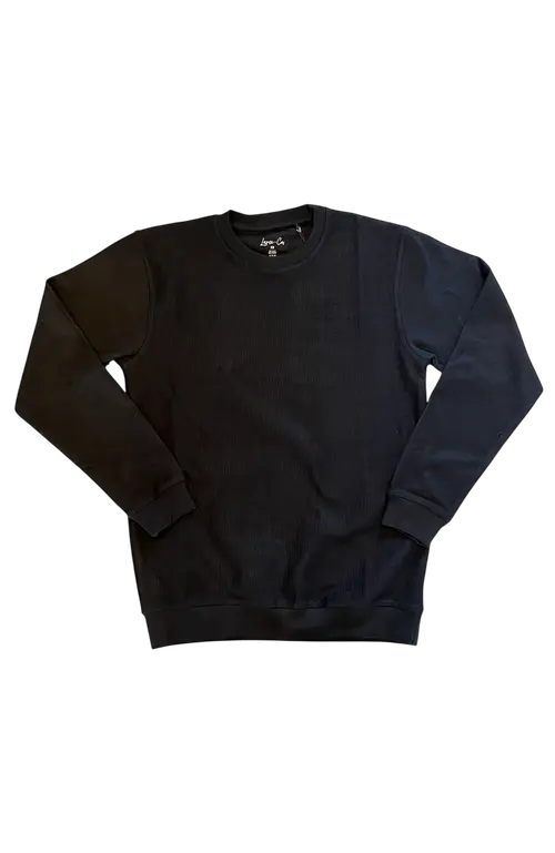 LAREE + CO Corded Sweatshirt - Onyx