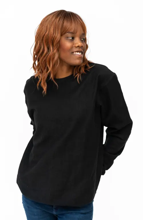LAREE + CO Corded Sweatshirt - Onyx