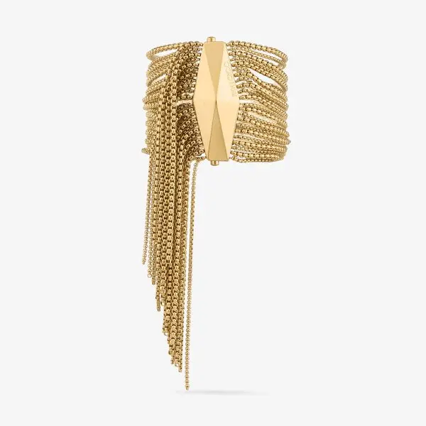 JIMMY CHOO Zandra Crystal Bracelet - Vintage Gold