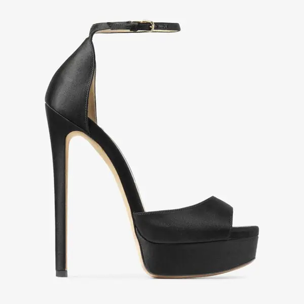 JIMMY CHOO Max 150 Satin Sandals