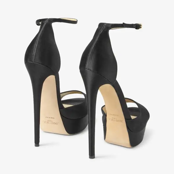 JIMMY CHOO Max 150 Satin Sandals