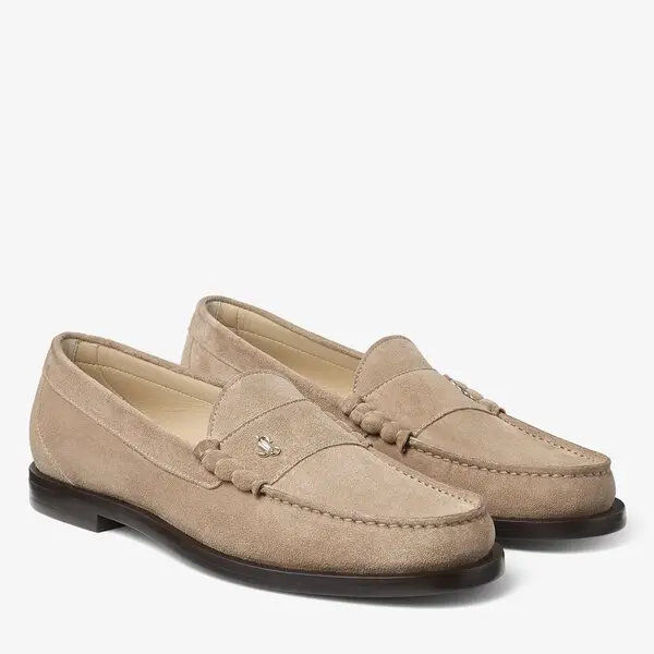 JIMMY CHOO Ethan Velvet Suede Loafer