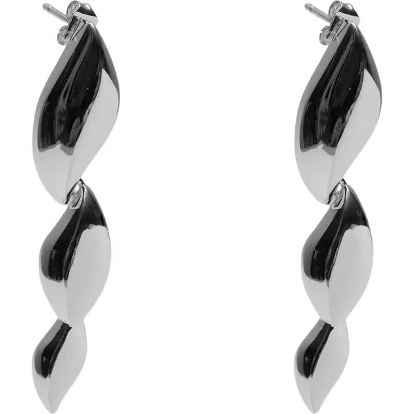Argento Vivo Marquee Linear Earrings - Silver