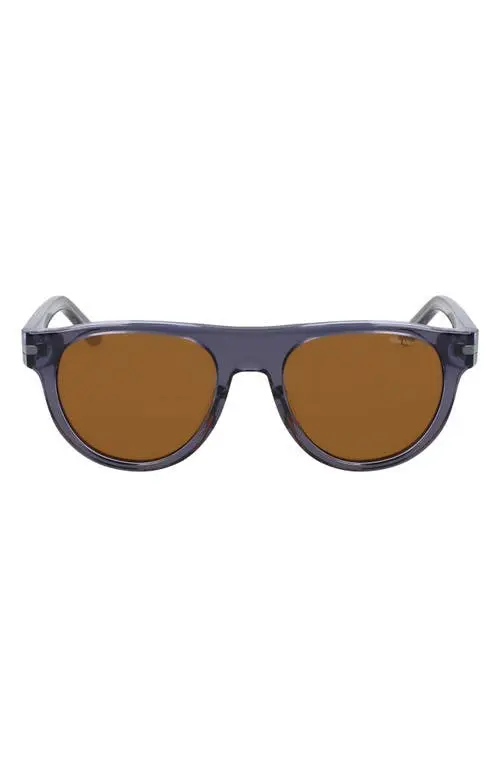 Nike Crescent Iii 54mm Round Sunglasses - Smoke / Amber