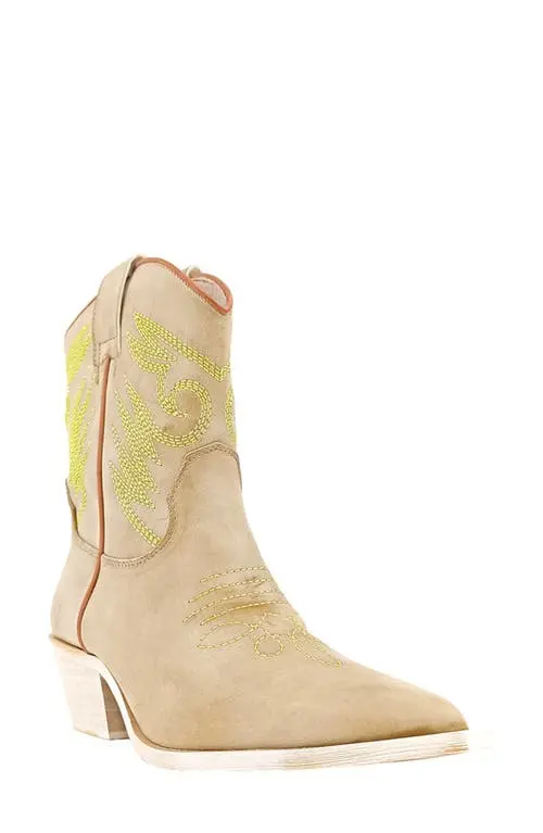 SHU SHOP Zahara Western Boots - Sand