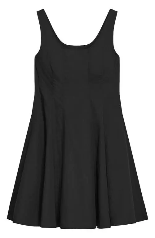 Theory Sleeveless Fit & Flare Dress