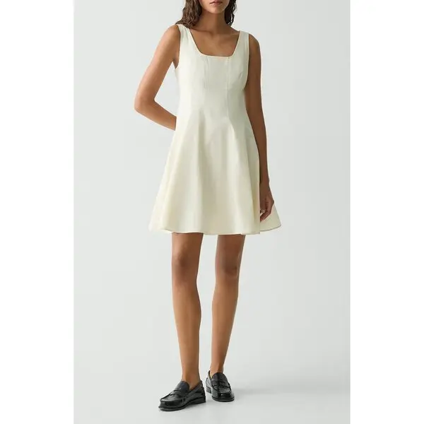 Theory Sleeveless Fit & Flare Dress