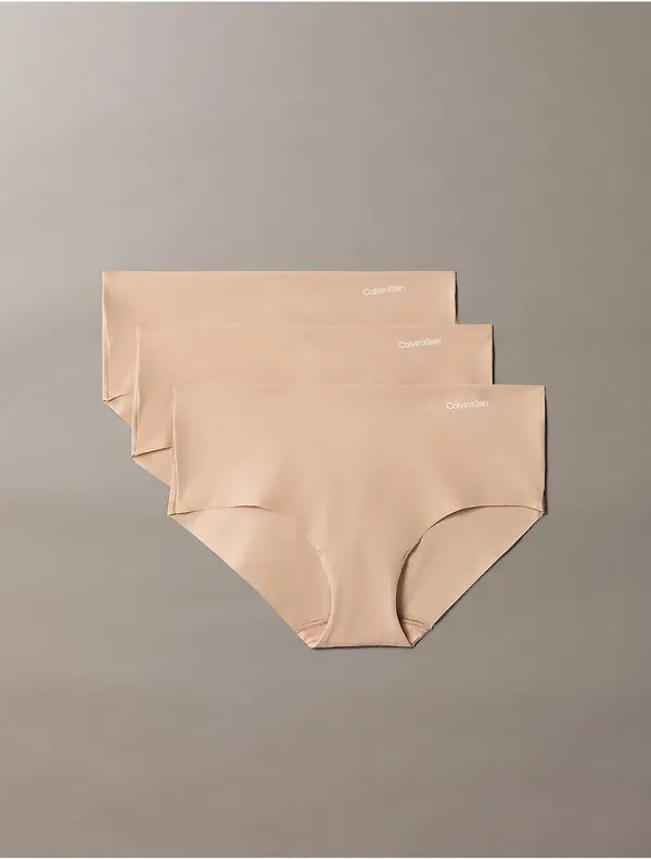 Calvin Klein Invisibles 3-pack Hipster - Light Caramel