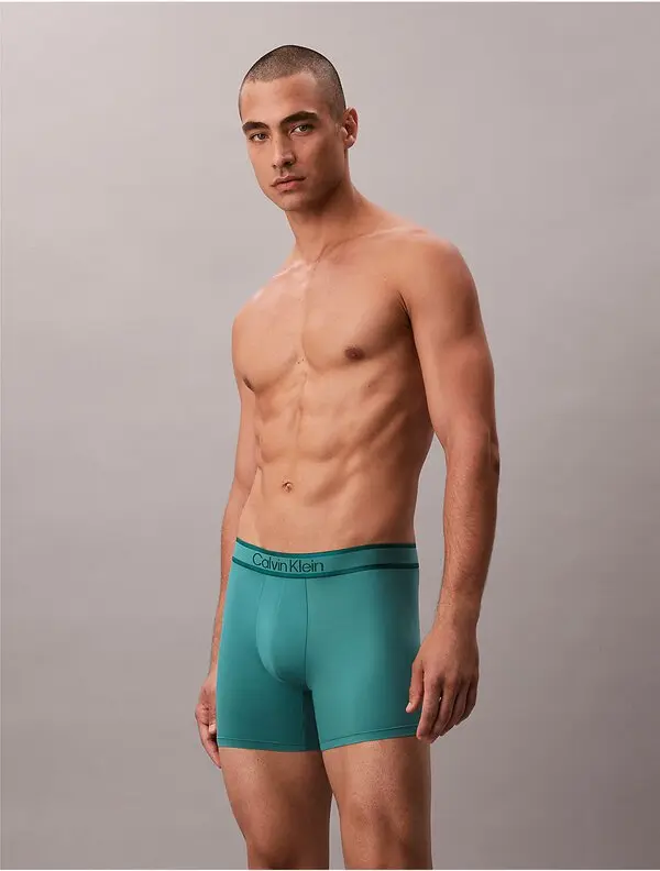 Calvin Klein Tonal Logo Micro Boxer Brief - Lively Teal