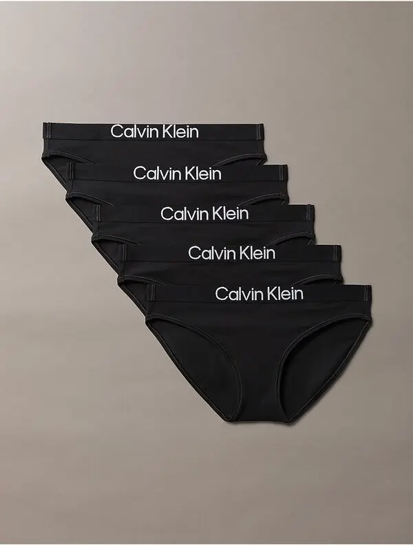 Calvin Klein Cotton Stretch Bikini 5-pack - Black