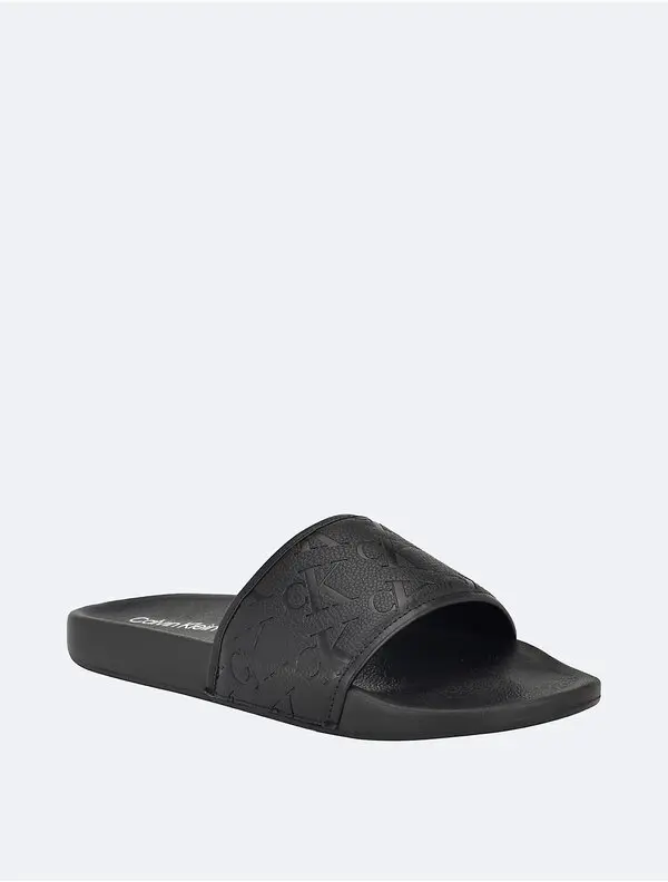 Calvin Klein Ck Monogram Slides