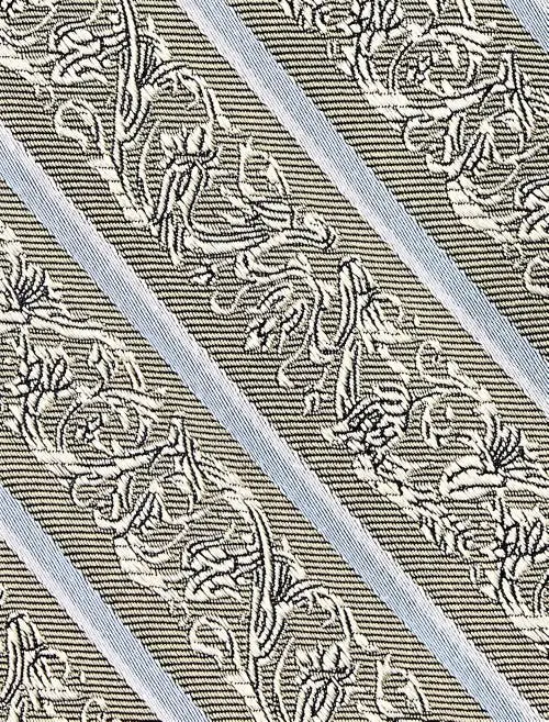 OAK HILL PREMIUM BY DXL Striped Silk Neck Tie - Tan