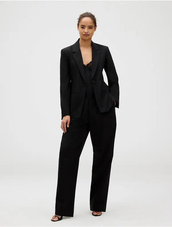 Calvin Klein Refined Stretch Cinched Blazer