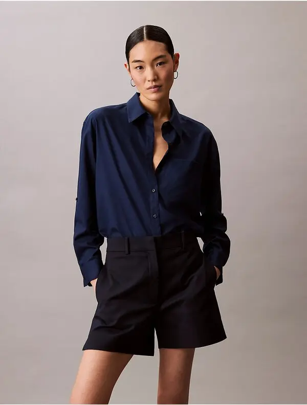 Calvin Klein Classic Button-down Shirt - Pageant Blue