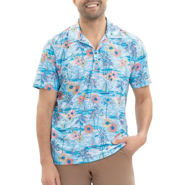 Kenny Flowers The Ocean Coursegolf Shirt - Blue