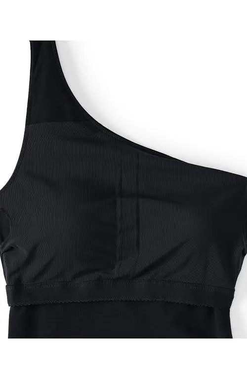 LANDS' END One Shoulder Top - Black
