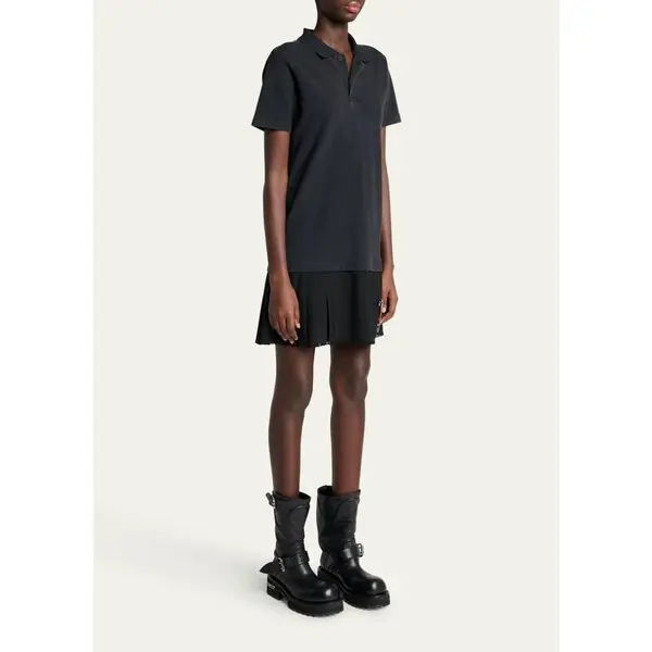 Balenciaga Venom Leather Biker Boots - Black