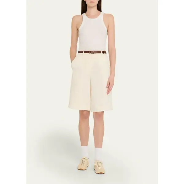 Jacquemus Les Tennis Croc-embossed Suede Sneakers - Ivory