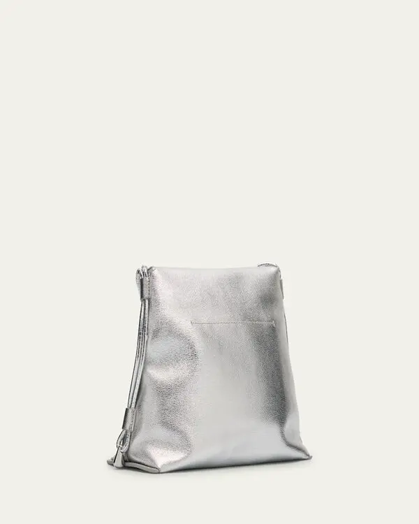 3.1 Phillip Lim Id Petite Soft Metallic Leather Shoulder Bag