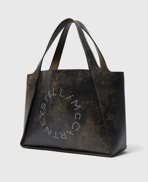 Stella McCartney Logo Tote Bag - Mud