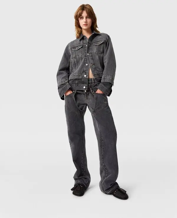 Stella McCartney Double Waistband Chap Jeans