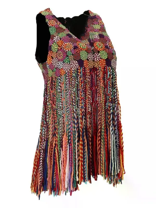 Etro Swirl Fringe Vest
