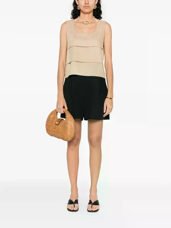MOUTAKI Paneled Sleeveless Top