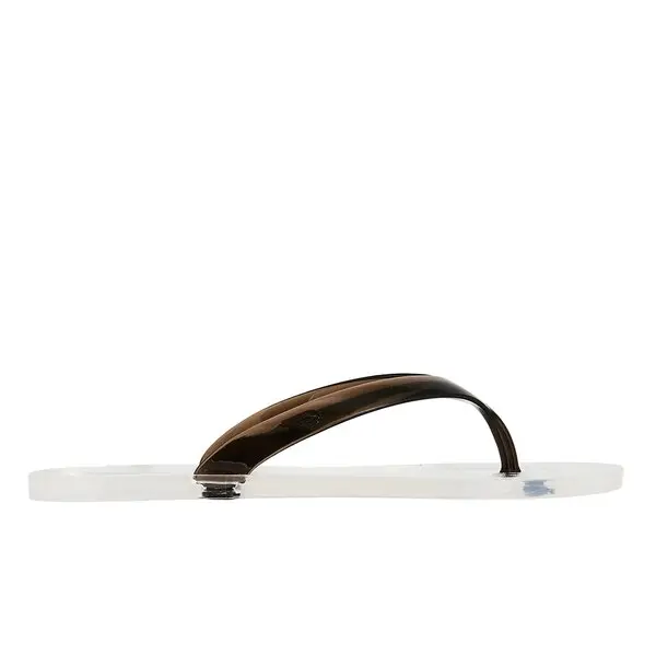 ANCIENT GREEK SANDALS Jelly Flip Flop - Clear/black