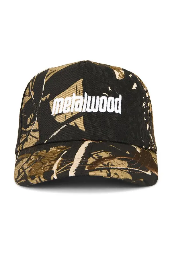 METALWOOD STUDIO Metal Logo 5-panel Cap - Real Leaf Camo
