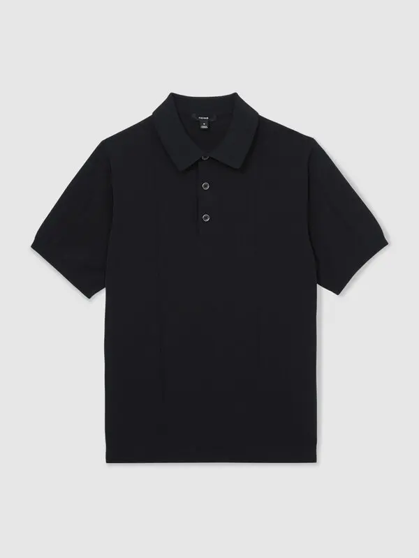 REISS Asher Polo Shirt - Navy