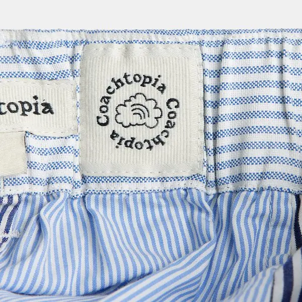 COACHTOPIA Patchwork Striped Wide Leg Pants