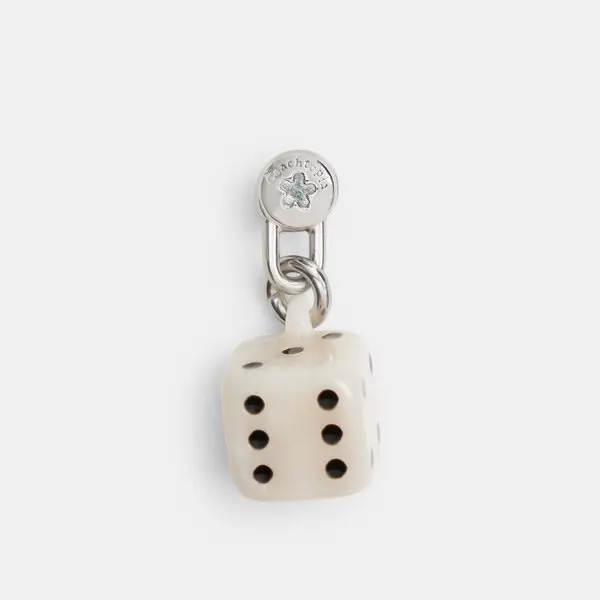 COACHTOPIA Dice Bag Charm - Chalk/black Multi