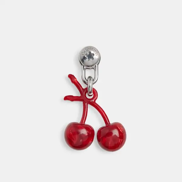 COACHTOPIA Cherry Bag Charm - Red Multi