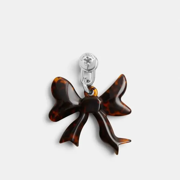 COACHTOPIA Bow Bag Charm - Brown/multi