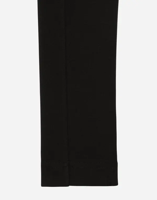 Dolce & Gabbana Viscose Top With Sleeve Detail - Black