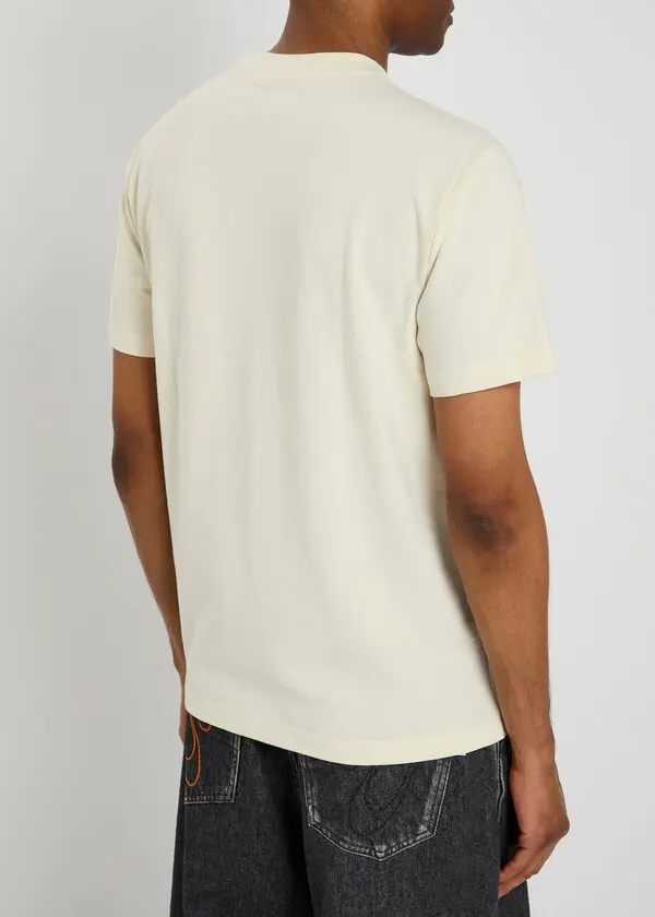 True Religion Skeleton Logo-embroidered Cotton T-shirt - White