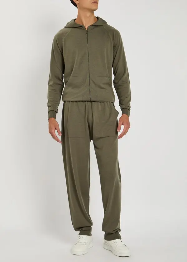 John Smedley Hooded Wool Sweatshirt