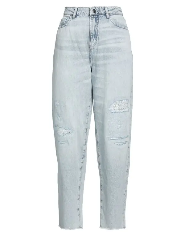 Armani Exchange Cotton Tapered Jeans - Blue