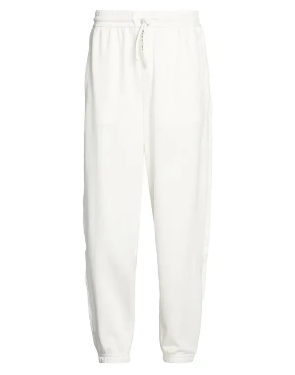 Armani Exchange Pants Size Organic Cotton, Polyester, Polyamide - White
