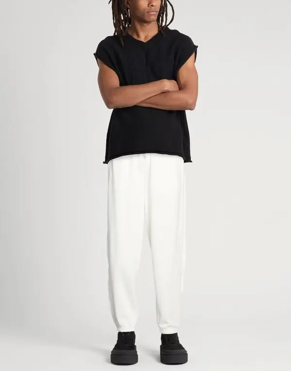 Armani Exchange Pants Size Organic Cotton, Polyester, Polyamide - White