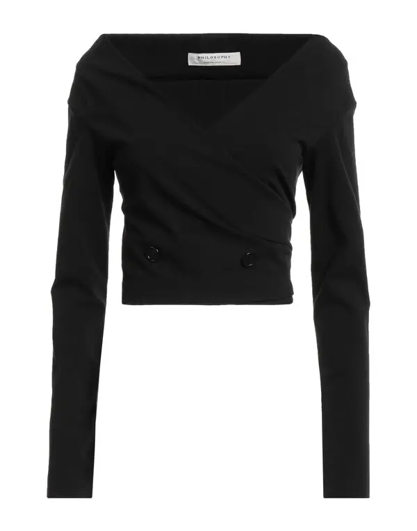 Philosophy Di Lorenzo Serafini Wrap Top With Button Detailing
