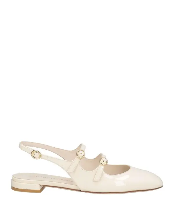 STUART WEITZMAN Ballet Flats - White