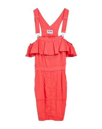 Moschino Woven Lyocell Overalls - Red
