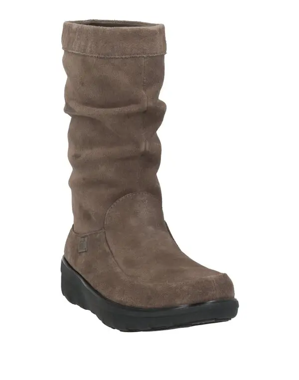 Fitflop Ankle Boots In Leather - Grey