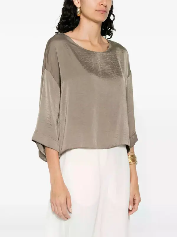 MOUTAKI Crew-neck T-shirt - Green