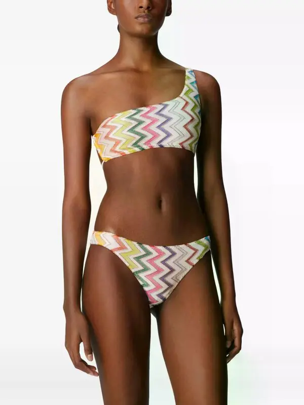 Missoni Zigzag-pattern Bikini - White