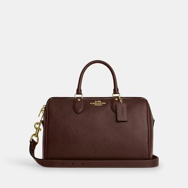 COACH OUTLET Rowan Satchel Bag - Gold/maple
