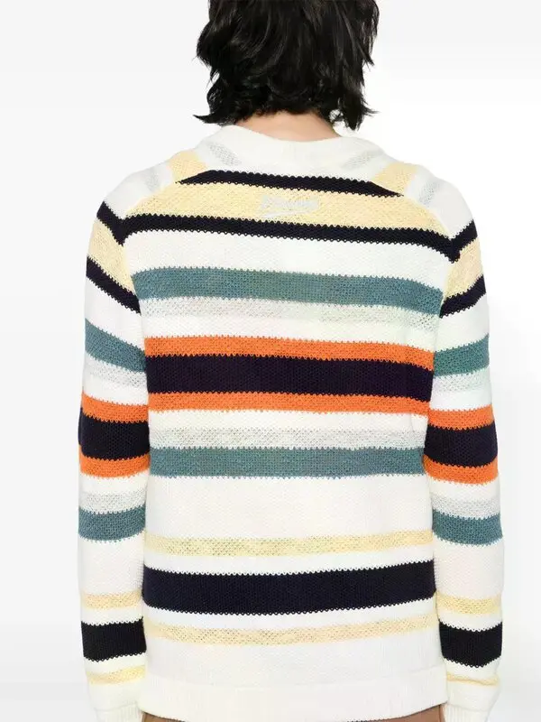 Maison Kitsuné Striped Cardigan